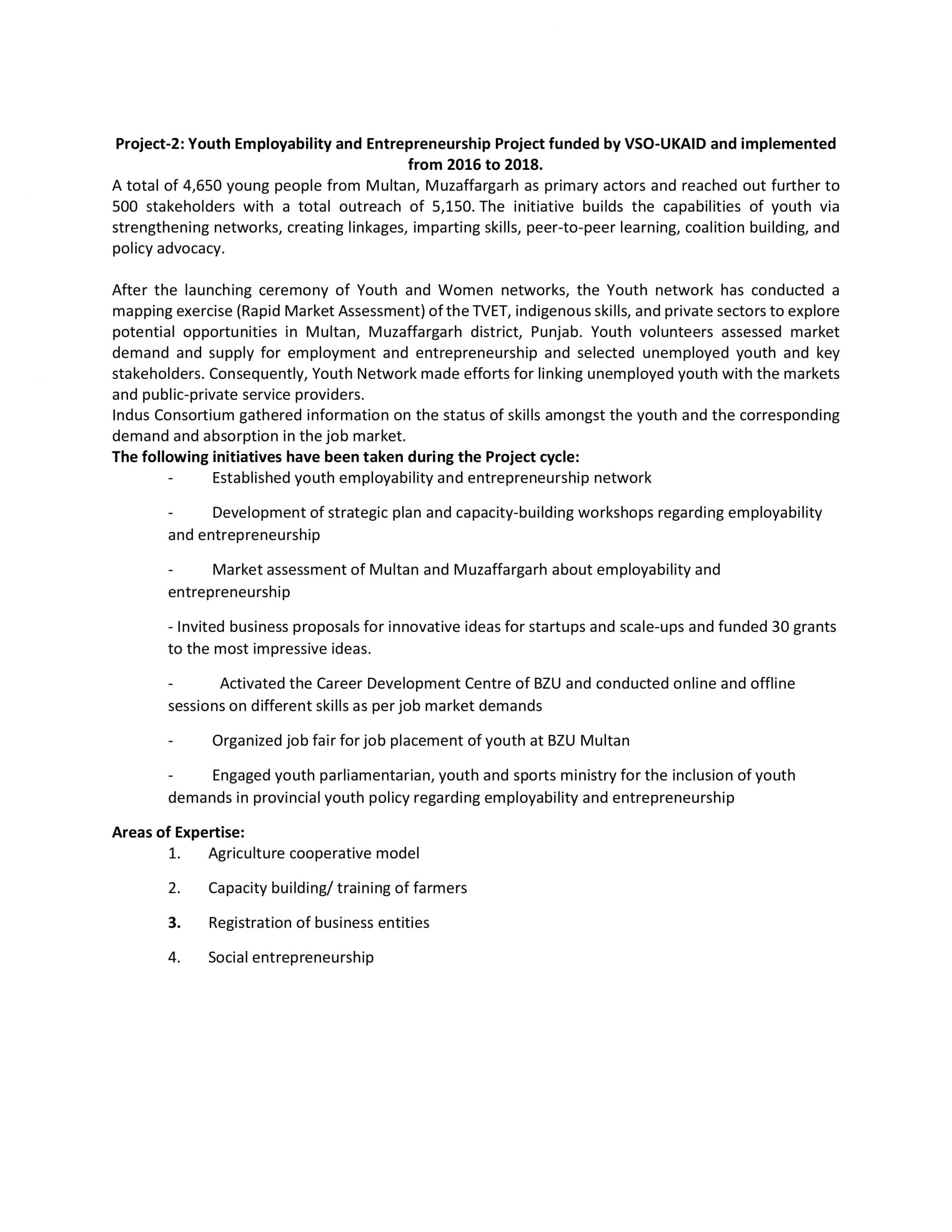 Sustainable Livelihood – Indusconsortium